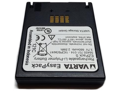 Varta Easypack S EZPack S 3,7V 660mAh Li-Polymer Medizintechnik Akku ...