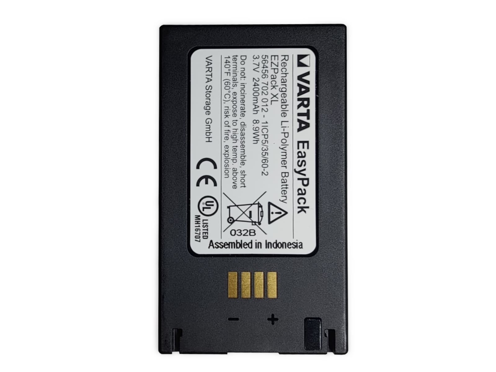 Varta Easypack XL EZPack XL 3,7V 2400mAh Li-Polymer Medizintechnik Akku ...