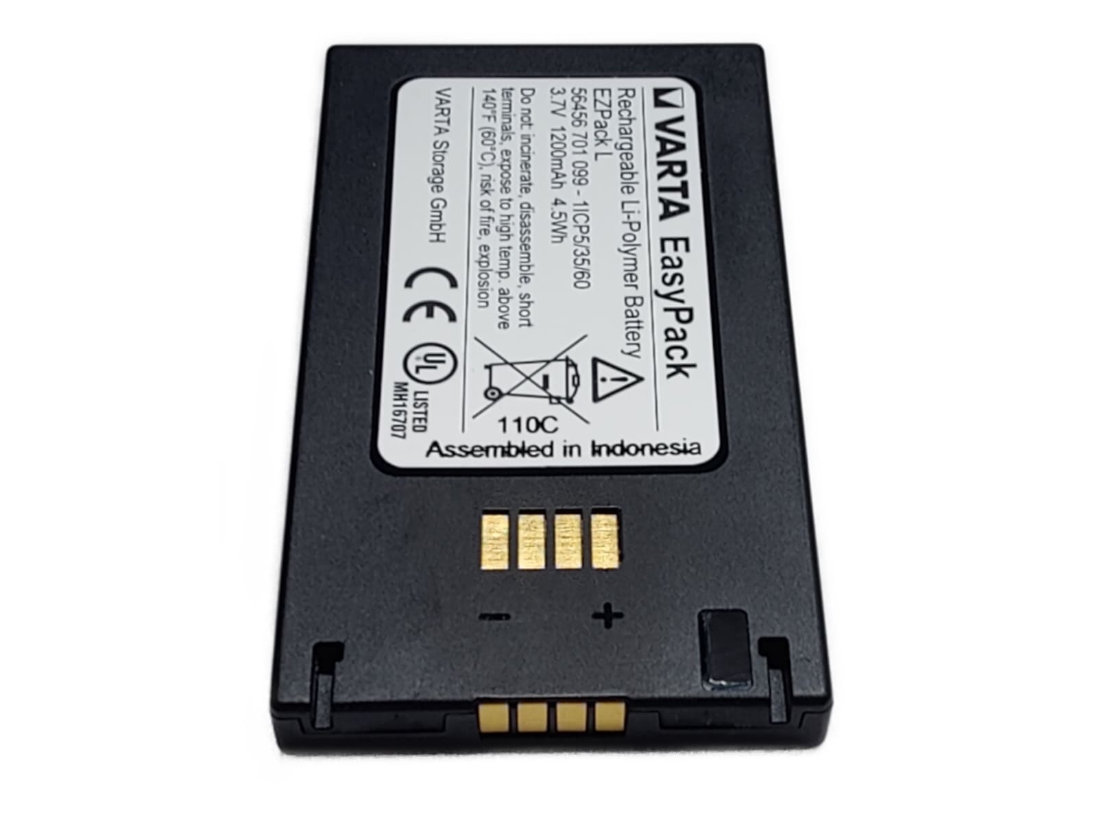 Varta Easypack L EZPack L 3,7V 1200mAh Li-Polymer Medizintechnik Akku ...